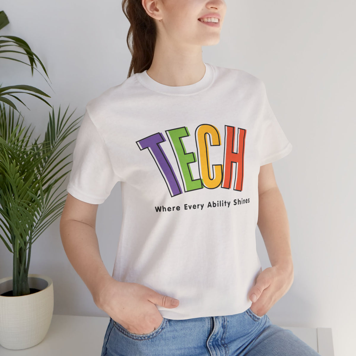 TECH "Every Ability Shines" - Unisex Short Sleeve Tee – TECH Art Gallery