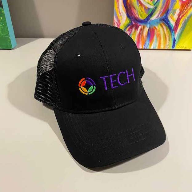 Black TECH Hat – TECH Art Gallery